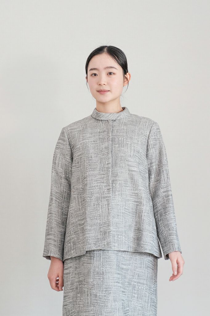 nooy ヌーイ イタリアンジャガード ケープジャケット(basic)【新色】 | T.T. GARRET